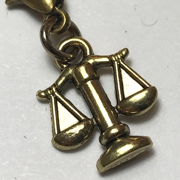 Jewelry | Gold Scales Of Justice Law Charm Earrings Libra | Poshmark